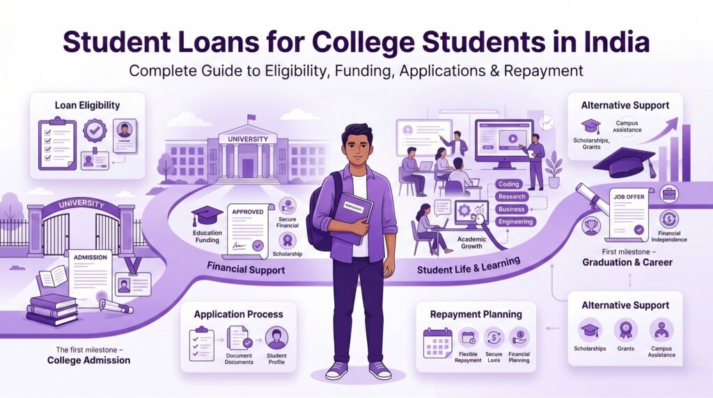 Student loans for college students in India